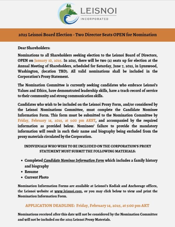 Leisnoi – An Alaska Native Corporation